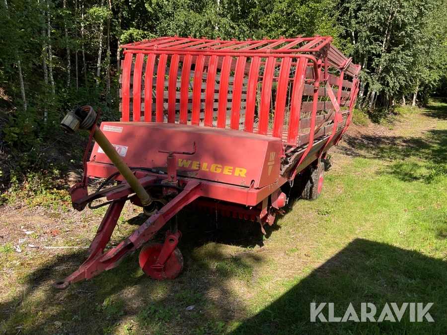 Självlastarvagn Welger EL70, Ljusdal, Klaravik auktioner