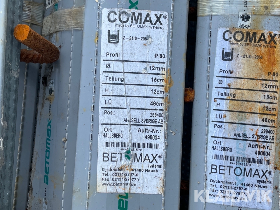 Förtagningslådor Comax, Mölndal, Klaravik auktioner