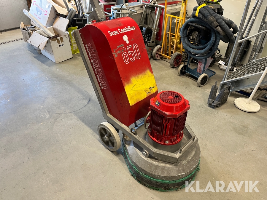 Paket med golvslip Scanmaskin 650, Stockholm, Klaravik aukti