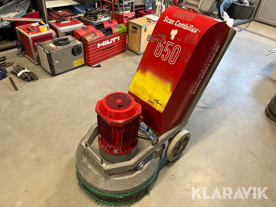 Paket med golvslip Scanmaskin 650, Stockholm, Klaravik aukti