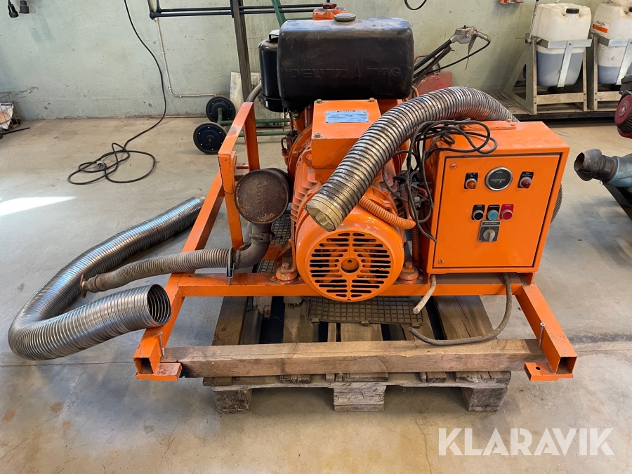 Dieseldrivet elverk 3 fas Deutz Mag Sa F1L210D