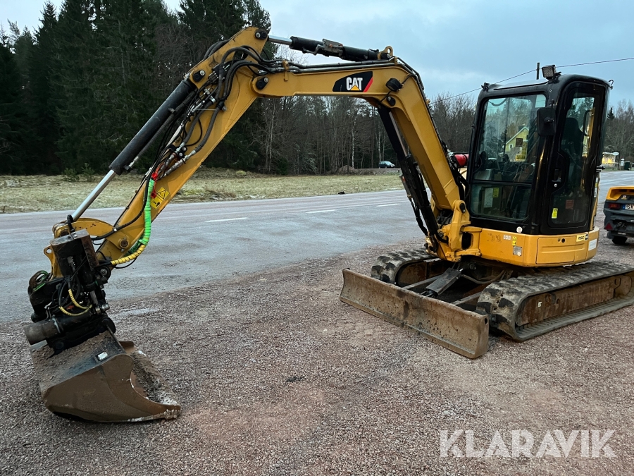 Grävmaskin CAT 305E CR, Ödeshög, Klaravik auktioner