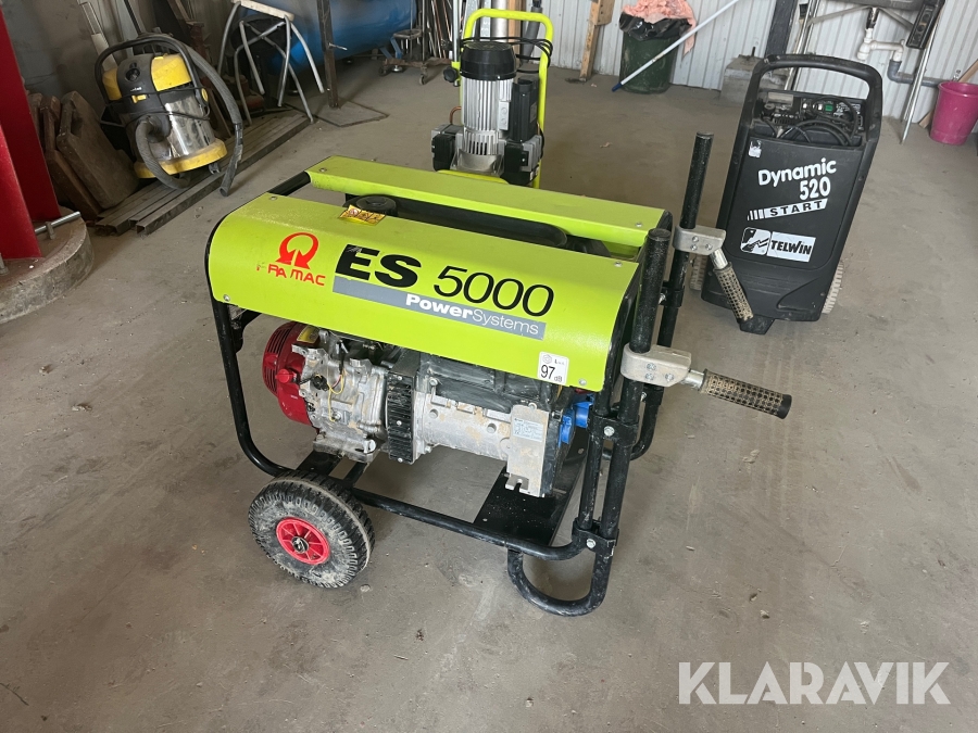 Generator / Elverk Pramac ES 5000, Örebro, Klaravik auktion