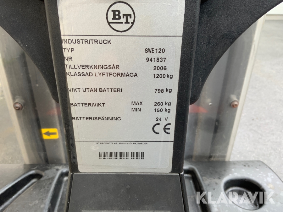 Ledstaplare BT SWE 120