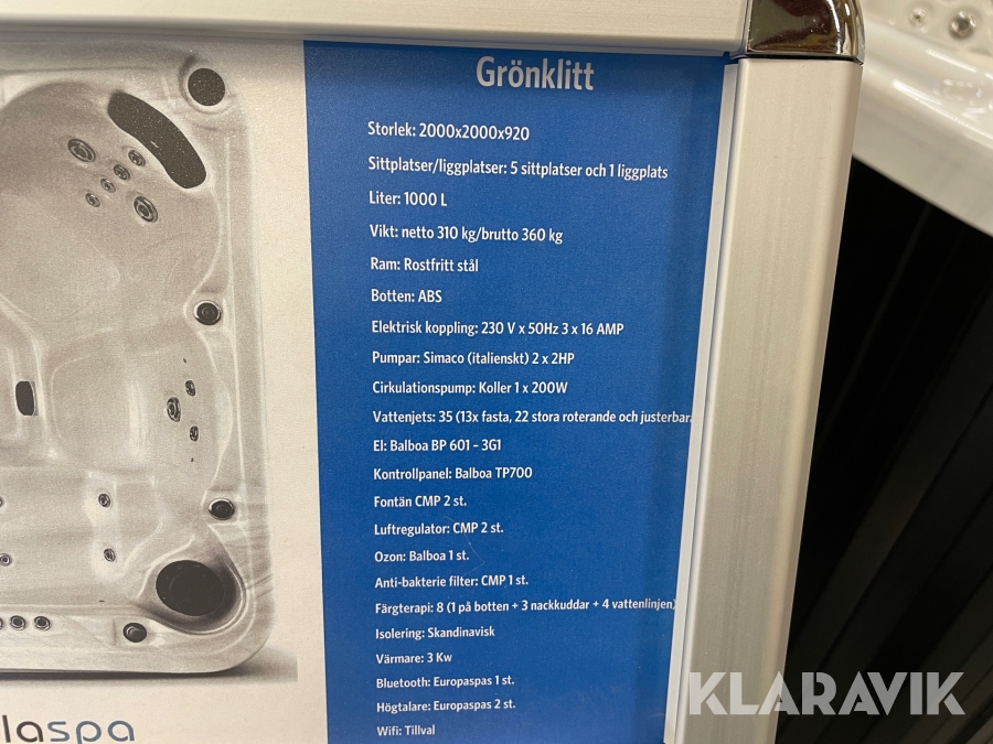 Spabad Dalaspa Grönklitt, Mora, Klaravik auktioner