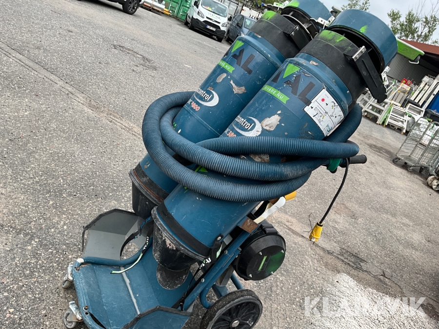 Stoftavskiljare Dustcontrol DC 3800 Twin, Stockholm, Klarav