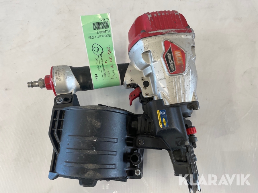 Spikpistol Max CN890F, Svalöv, Klaravik auktioner