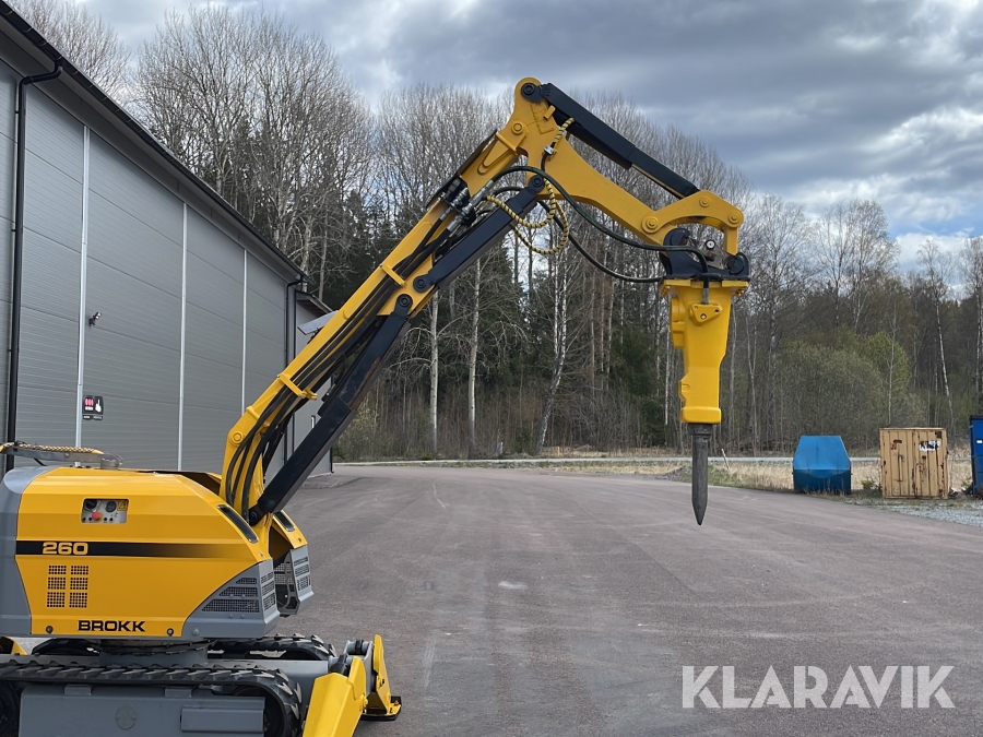 Rivningsrobot Brokk 260, Grums, Klaravik auktioner