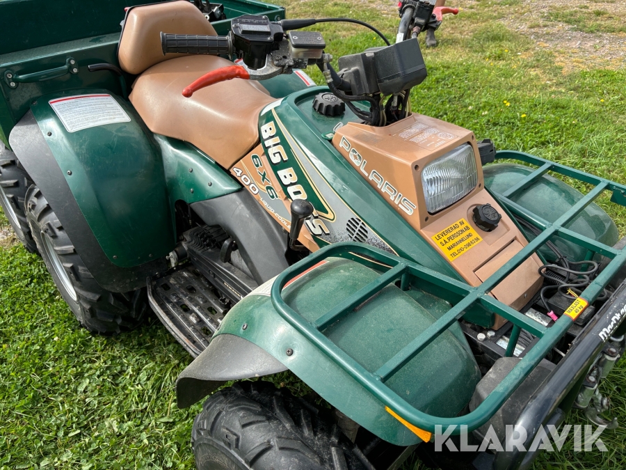 Sexhjuling Polaris Big Boss 400 6x6, Nybro, Klaravik auktion