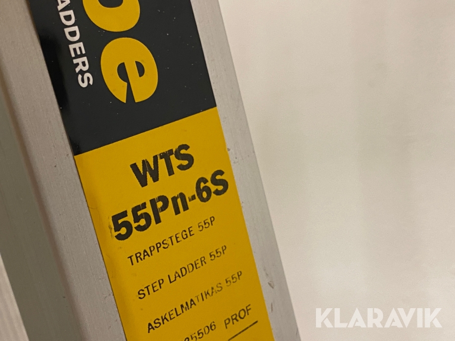 Aluminiumstegar Wibe WTS 55P-6S, Örebro, Klaravik auktioner