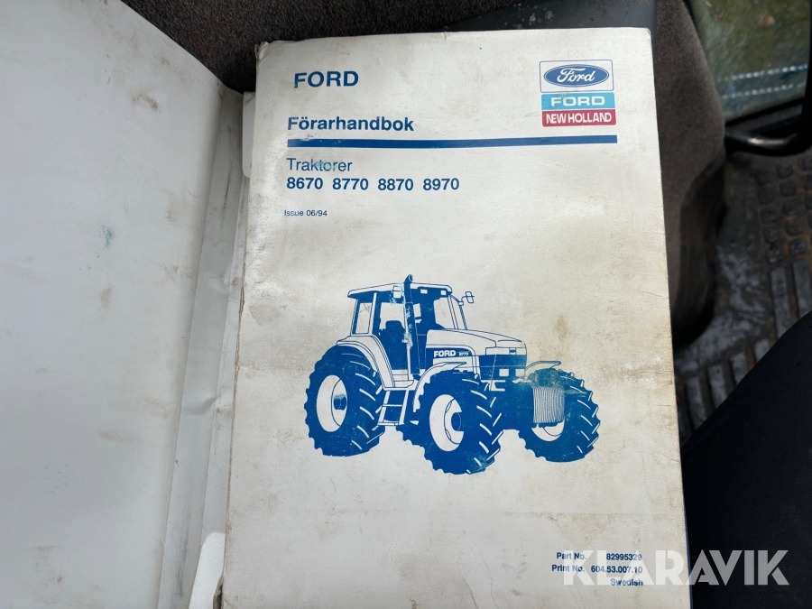 Traktor New Holland Ford 8670, Hässleholm, Klaravik auktione