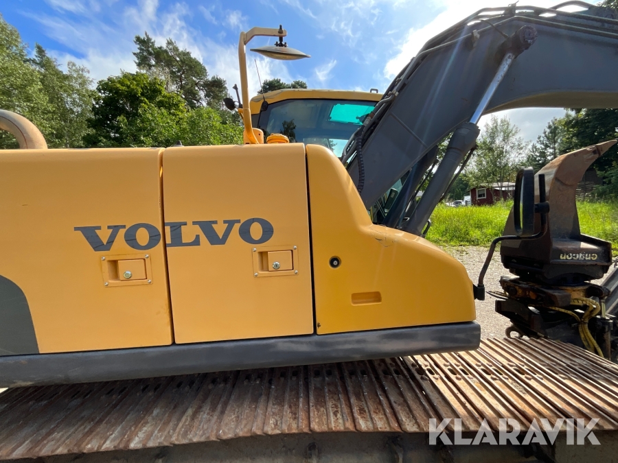 Grävmaskin Volvo EC140, Ekerö, Klaravik auktioner