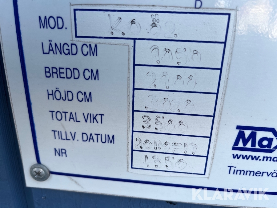 Personalbod / kontor / förråd Maxmoduler, Stockholm, Klaravi