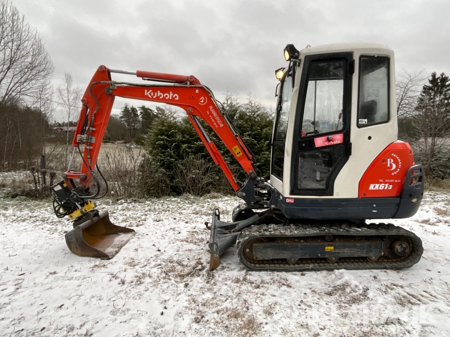 Grävmaskin / minigrävare Kubota KX61-3, Nynäshamn, Klaravik