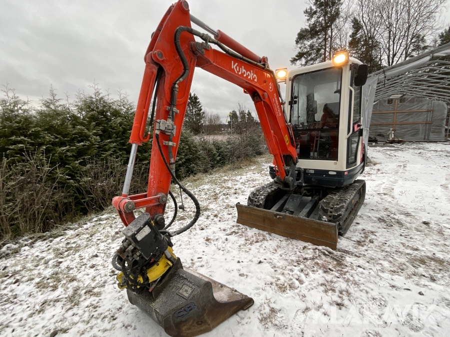 Grävmaskin / minigrävare Kubota KX61-3, Nynäshamn, Klaravik