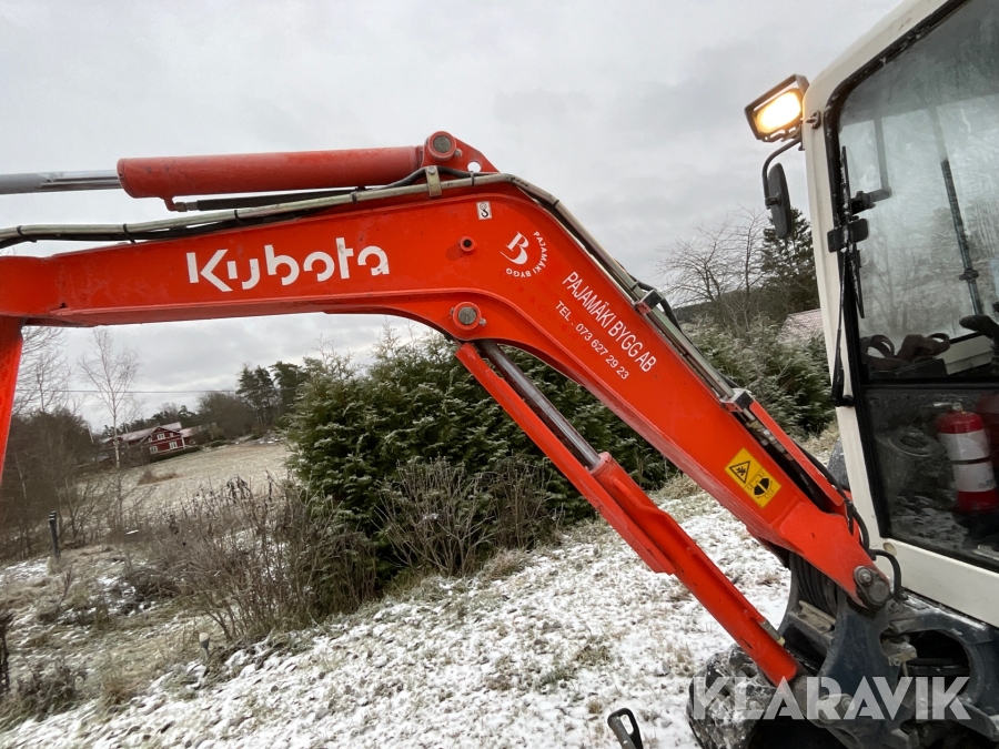 Grävmaskin / minigrävare Kubota KX61-3, Nynäshamn, Klaravik