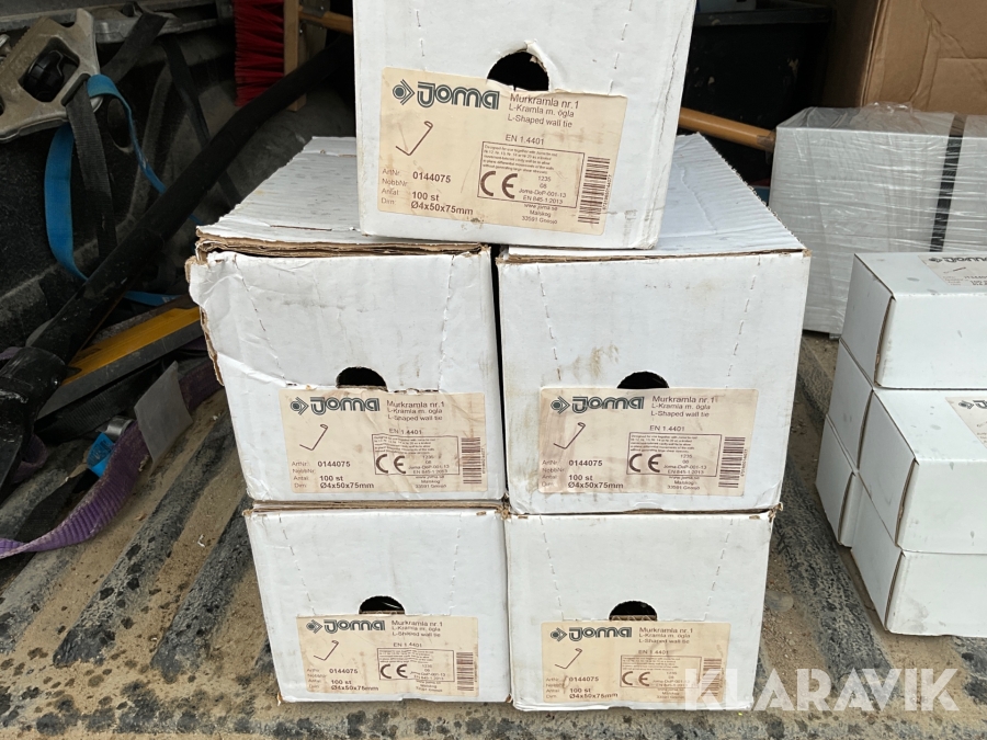 Murkramla Jorma L-Kramla med ögla och Murkramla med M5 expa