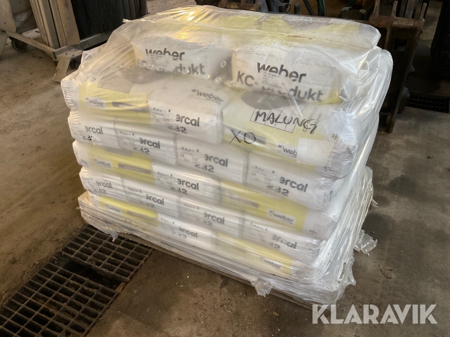 Spritputs / stänkputs Weber Webercal 232, Malung-Sälen, Klar