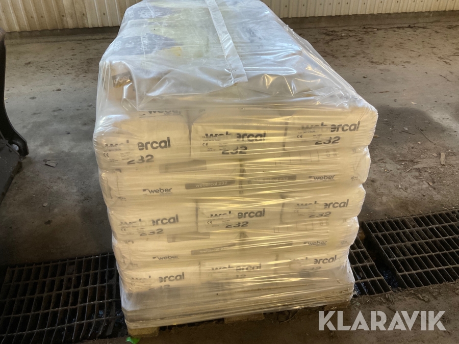 Spritputs / stänkputs Weber Webercal 232, Malung-Sälen, Klar