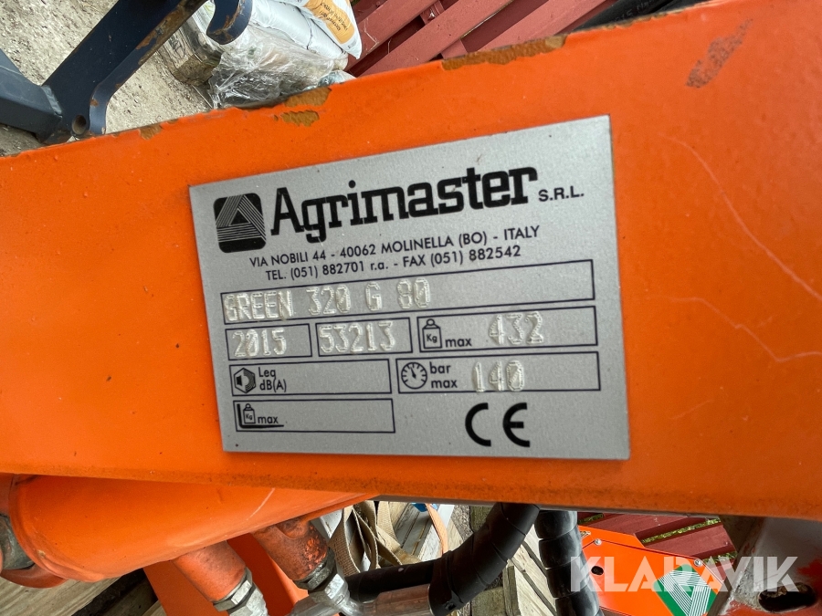 Häcksax Agrimaster Green 320 G 80