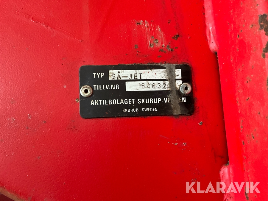 Såmaskin Tive SÅ-JET, Strängnäs, Klaravik auktioner