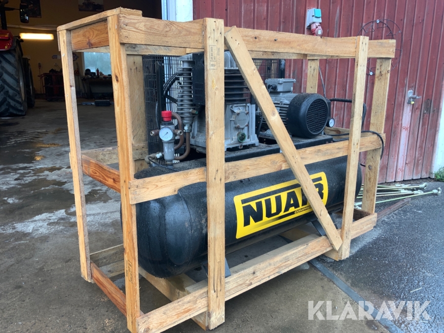 Kompressor Nuair N59/200 CT5,5, Värnamo, Klaravik auktioner