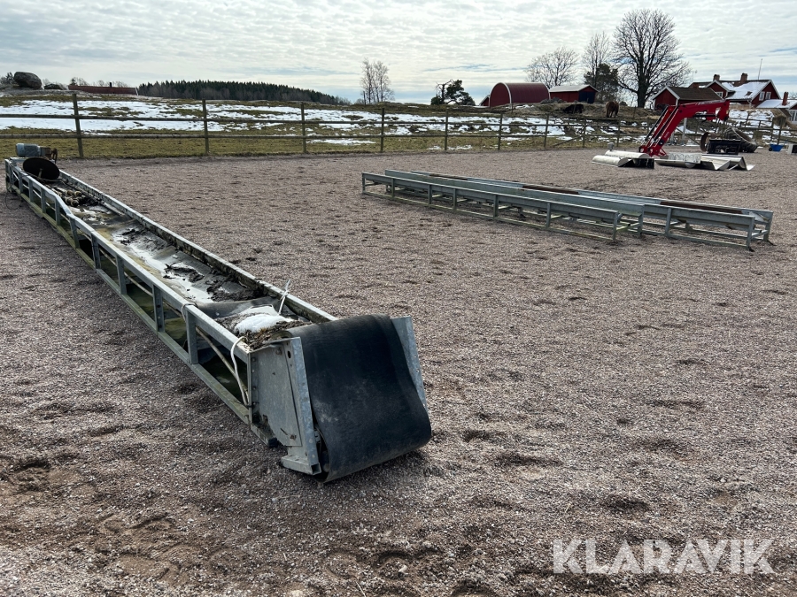 Gödselband / transportband, Lidköping, Klaravik auktioner