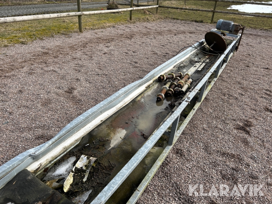 Gödselband / transportband, Lidköping, Klaravik auktioner