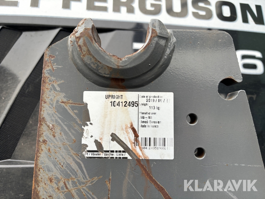 Frontlastare Ålö Quicke Q7M, Sölvesborg, Klaravik auktioner