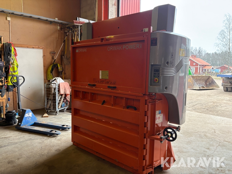Komprimator Orwak power Compactor 3820, Kristinehamn, Klarav