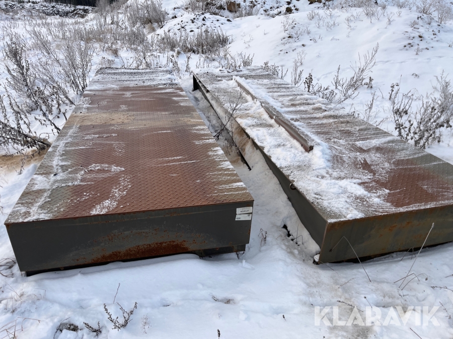 Fordonsvåg 2st Scanvaegt Disomat opus 5700, Jönköping, Klara