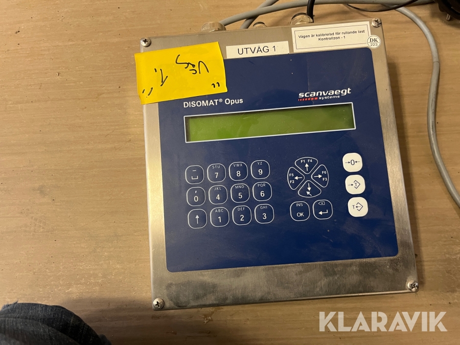 Fordonsvåg 2st Scanvaegt Disomat opus 5700, Jönköping, Klara