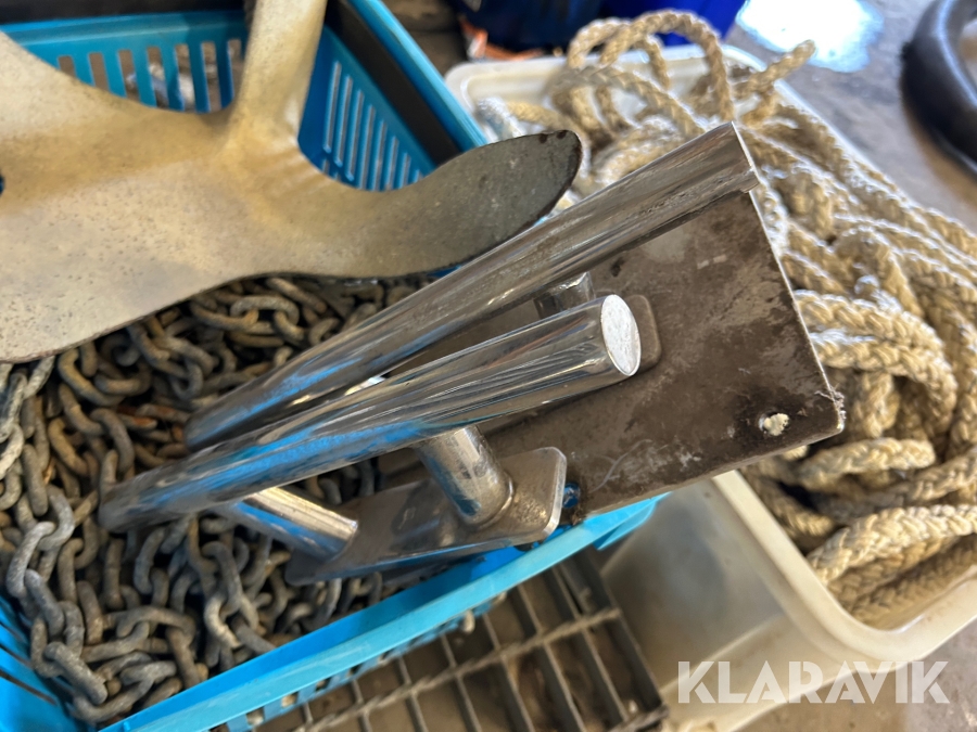 Ankare med kätting och lina Bruce Anchor 33L85-15KG, Falkenb