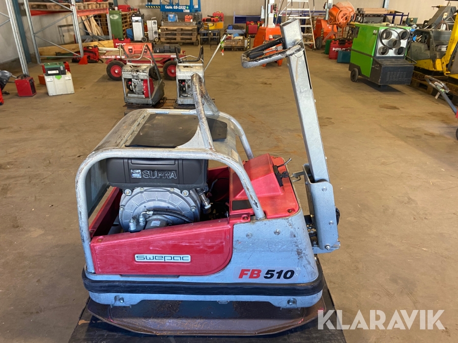 Markvibrator Swepac FB 510, Ängelholm, Klaravik auktioner
