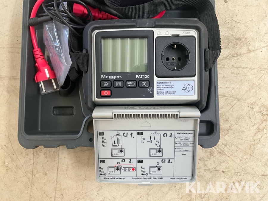 PAT testare Megger PAT120, Luleå, Klaravik auktioner