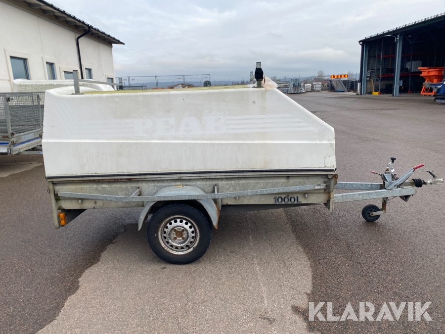 Personbilssläp STAR INDUSTRIER 1000L, Ängelholm,
