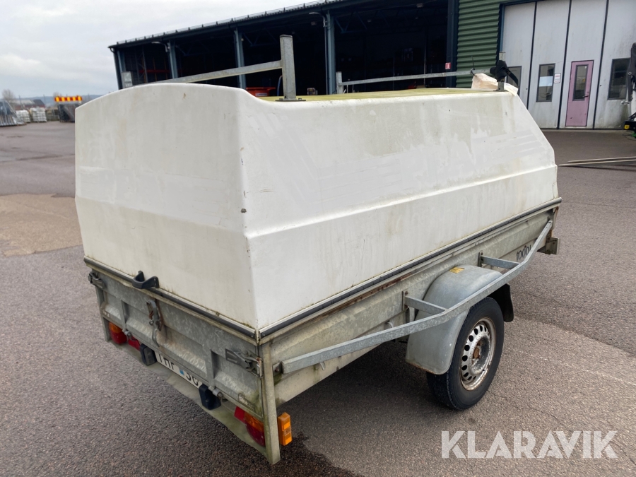 Personbilssläp STAR INDUSTRIER 1000L, Ängelholm,