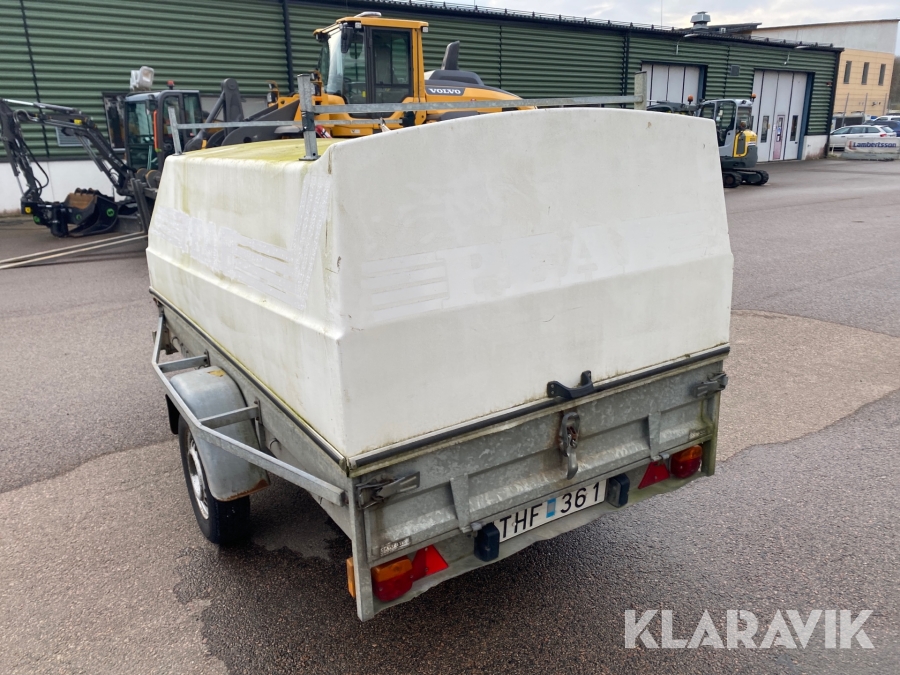 Personbilssläp STAR INDUSTRIER 1000L, Ängelholm,