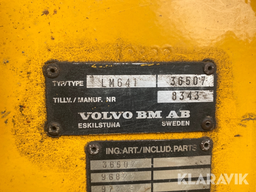 Lastmaskin Volvo bm LM 641