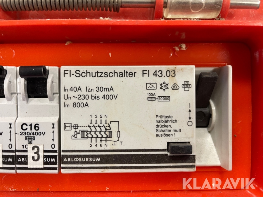 Byggelcentral Bygg El 16A BC16/62, Härnösand, Klaravik aukti