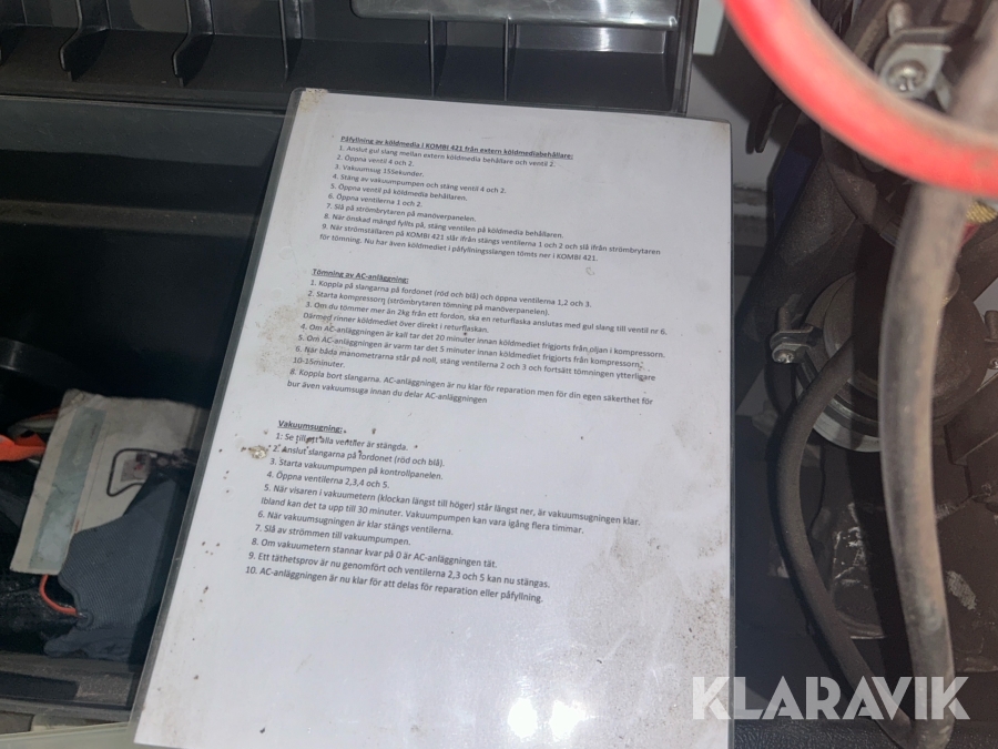 AC Aggregat påfyllare Kombi 421-2, Vara, Klaravik auktioner