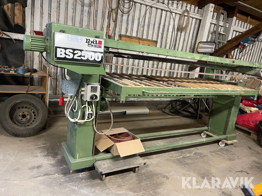 Långbandsputs RGA BS2500, Göteborg, Klaravik auktioner