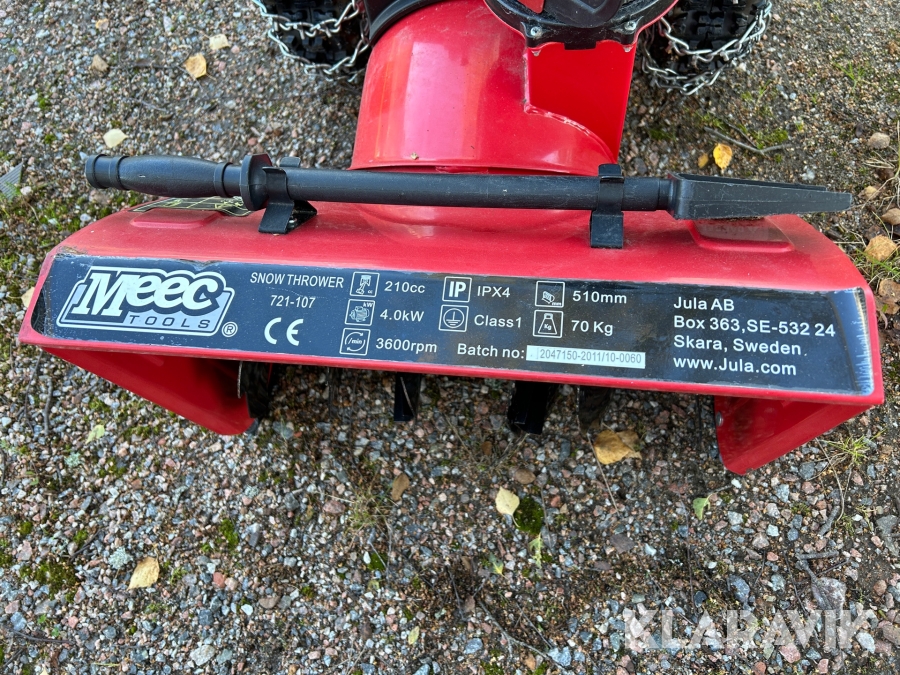 Snöslunga Meca Snow Thrower 721-107, Sundsvall, Klaravik auk