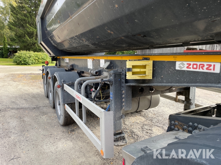 Tipptrailer Zorzi 36S075PRS, Eda, Klaravik auktioner