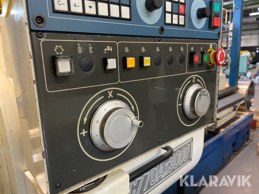 Svarv CNC-Takang TNC770x3000, Laholm, Klaravik auktioner