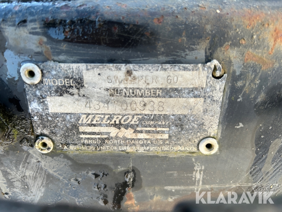 Sopvals Melroe SWEEPER 60, Ängelholm, Klaravik auktioner