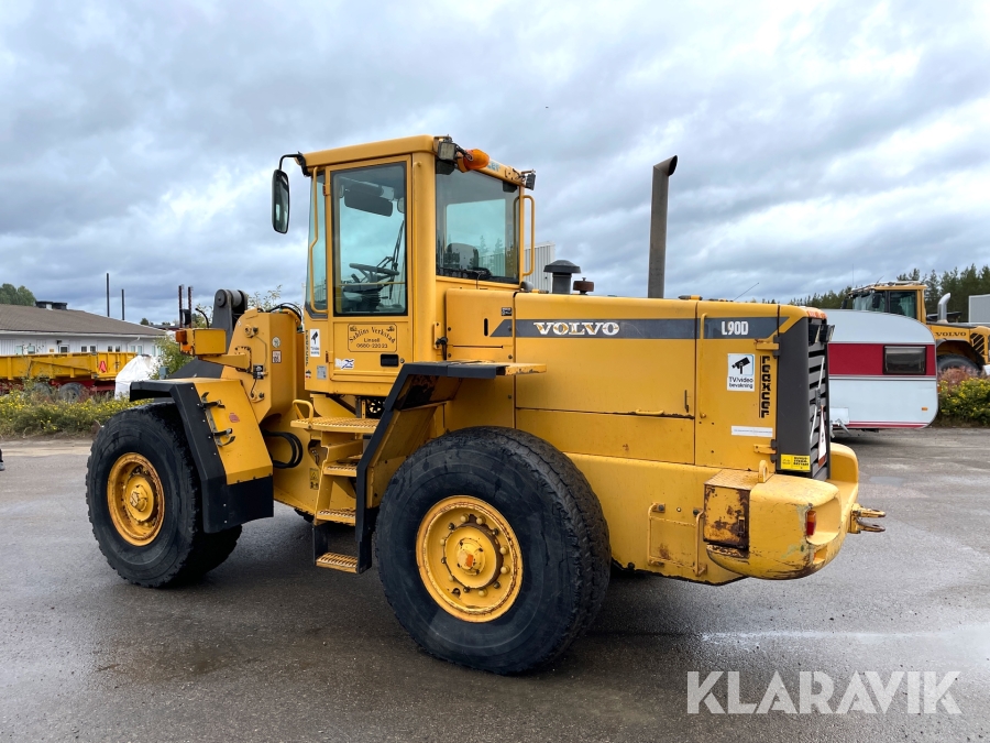 Hjullastare Volvo L90D, Härjedalen, Klaravik auktioner