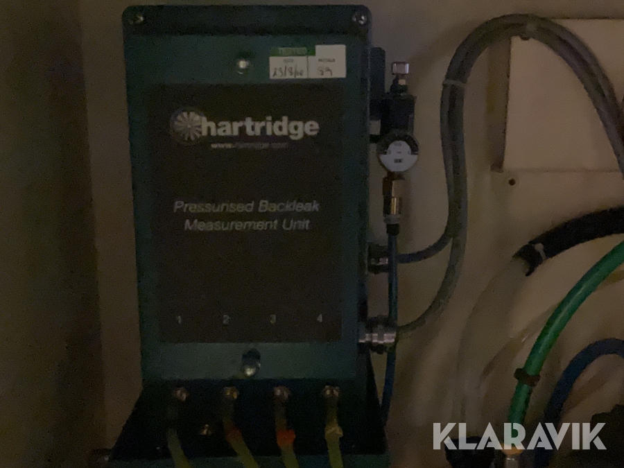 Provbänk för injektorer Hartridge Cri-pc, Luleå, Klaravik au