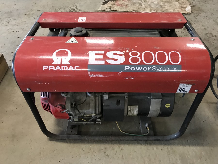 Klaravik Auktioner | Elverk Pramac ES8000