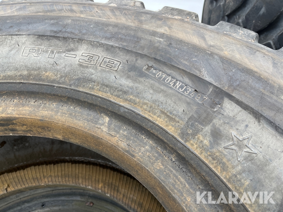 Entreprenaddäck 4 st Goodyear 17.5R25, Botkyrka, Klaravik au